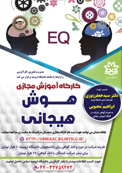 اطلاعیه کارگاه آموزش مجازی هوش هیجانی